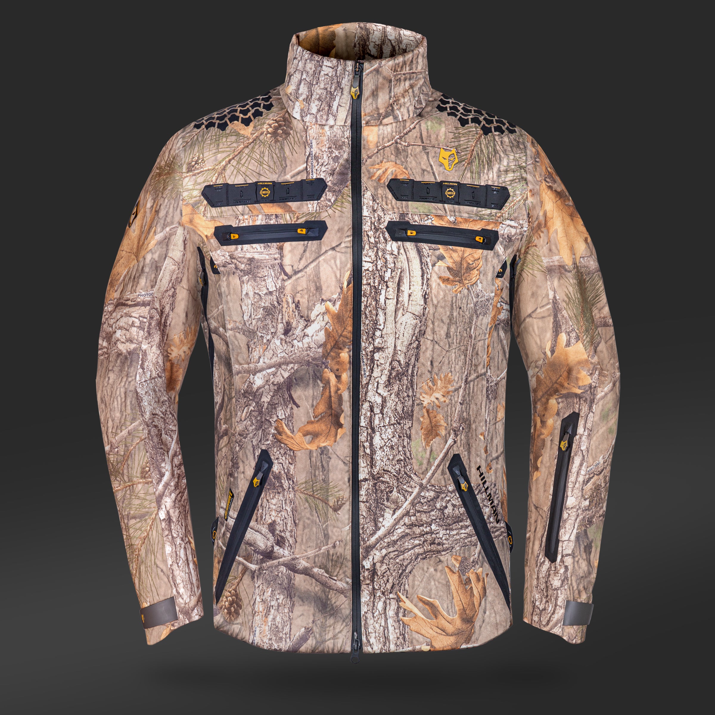 6OL Cold Weather Camo Hunting Jacket - Heated Camouflage Coat – HILLMAN